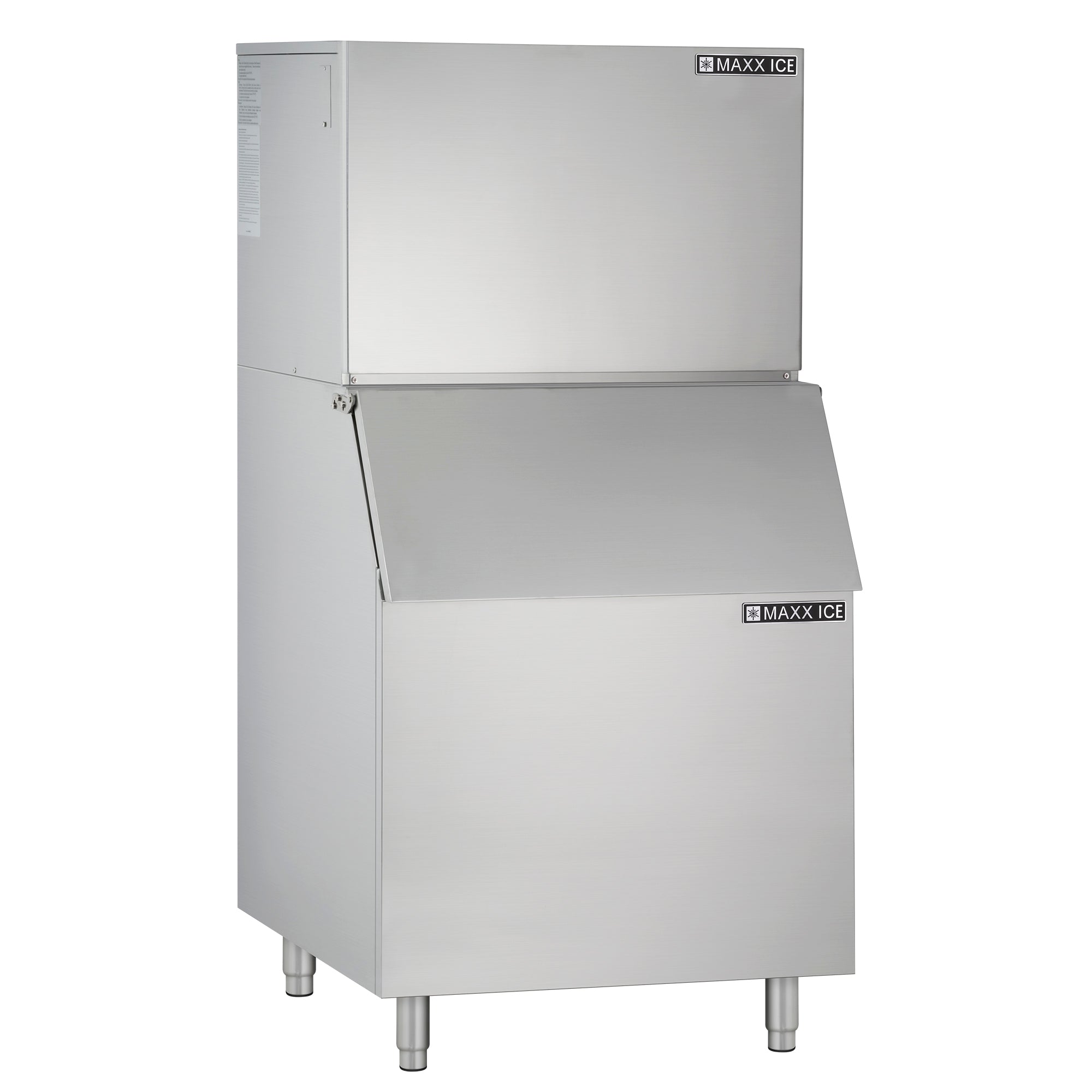Maxx Ice Modular Ice Machine, 30"W, 1000 lbs Capacity, and Storage Bin ...