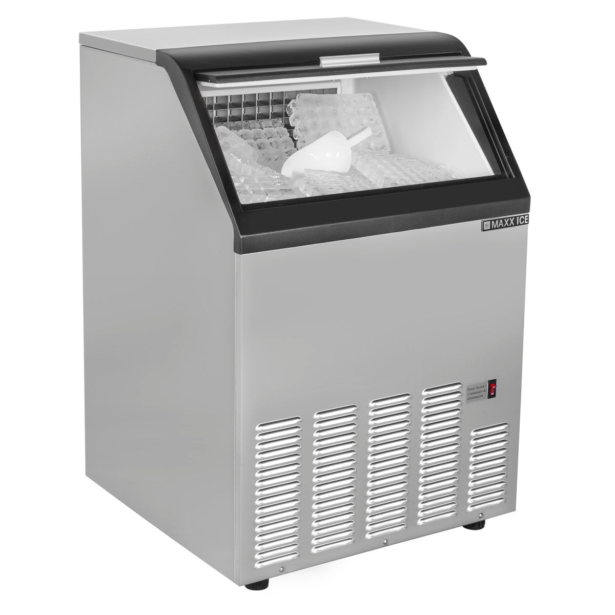 Maxx Ice Self-Contained Ice Machine, 120 lbs with 35 lb Built-in Ice ...